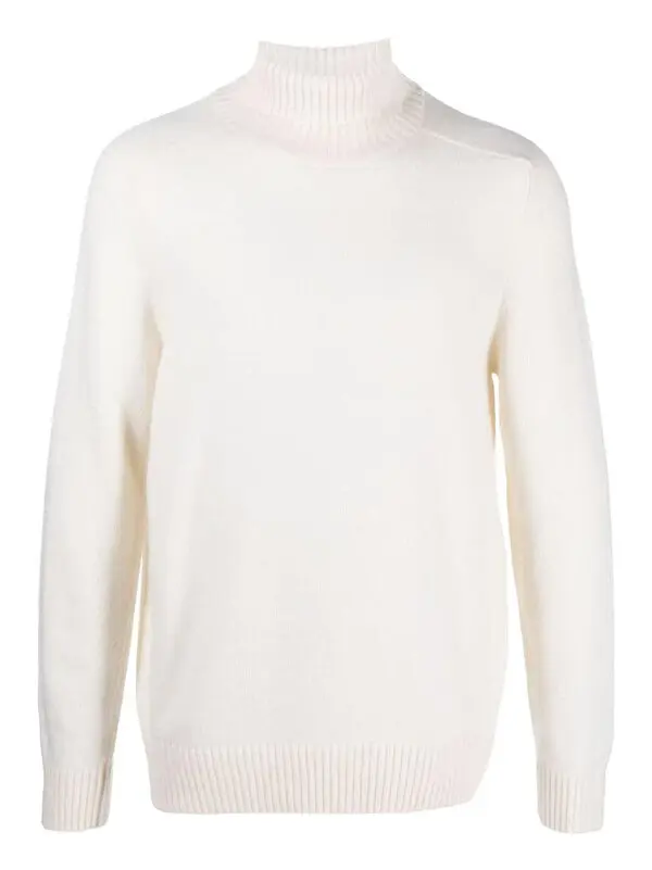 CIRCOLO 1901 Alpaca-wool Turtleneck Sweater - White
