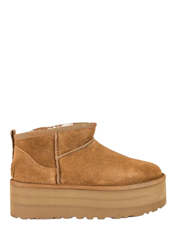 UGG Classic Ultra Mini Platform Boots - Chestnut