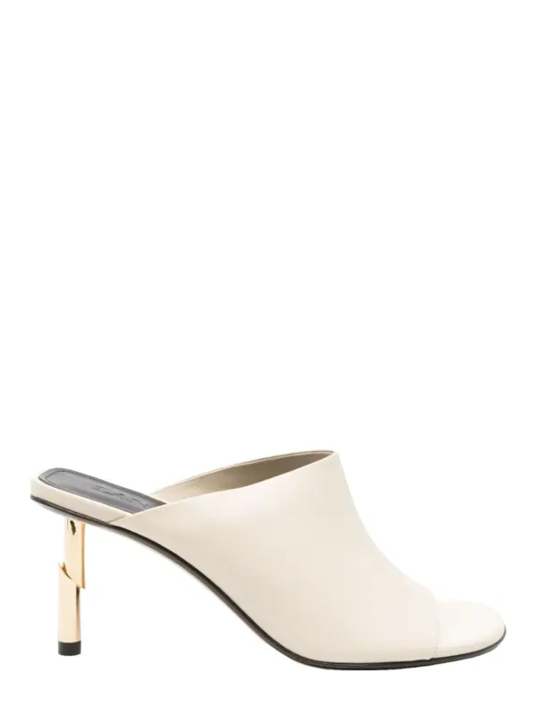 LANVIN 75mm Stiletto Heel Sandals - Neutrals
