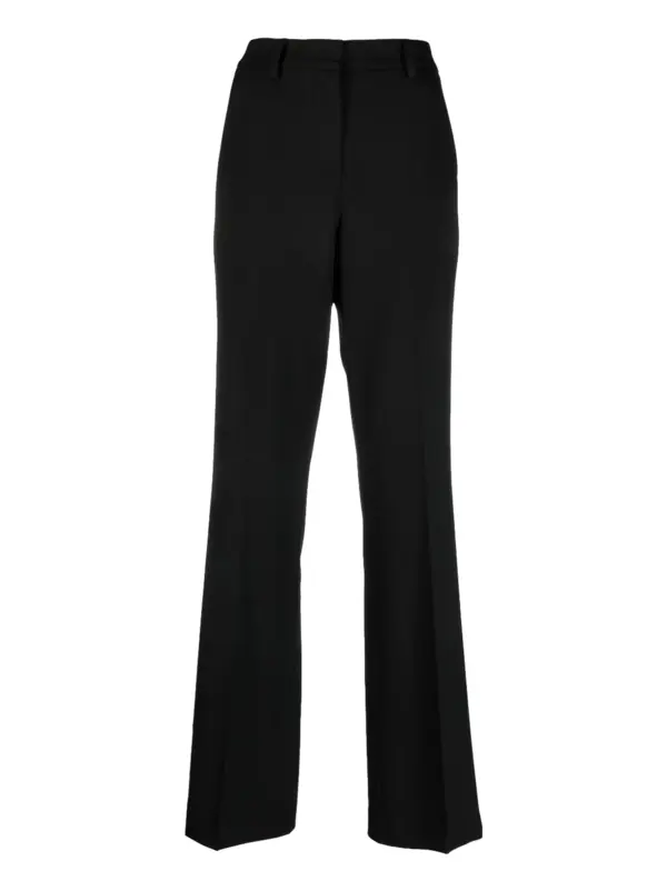 P.a.r.o.s.h Side-stripe Flared Trousers - Black