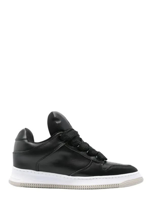 Mihara Yasuhiro Rosy Pointed-toe Puffer Sneakers - Black