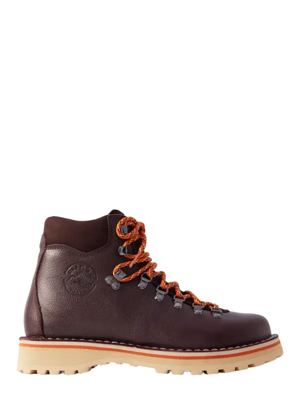 Mr P. Diemme Roccia Vet Full-grain Leather Hiking Boots - Red