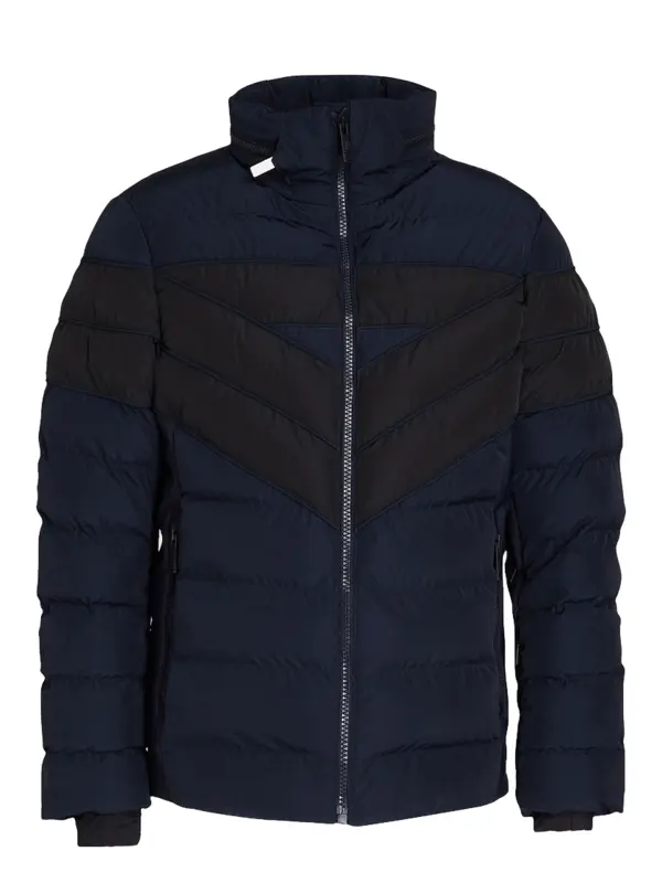 Fusalp Fernand Striped Quilted Ski Jacket - Navy
