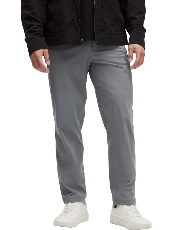 Lululemon Abc Relaxed-fit 5-pocket Pant 32l - Solar Grey