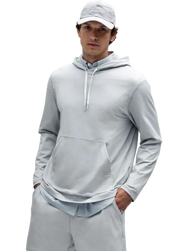 Lululemon Soft Jersey Pullover Hoodie - Heathered Vapor/heathered Silver Drop