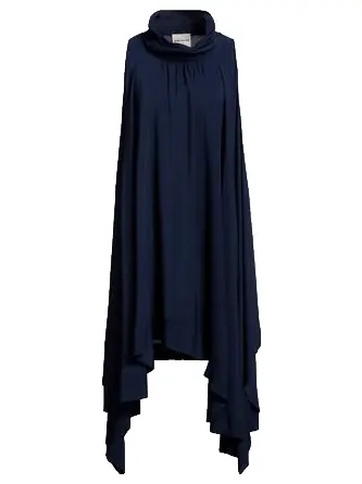 SEMICOUTURE Midi Asymmetric Dress - Blue