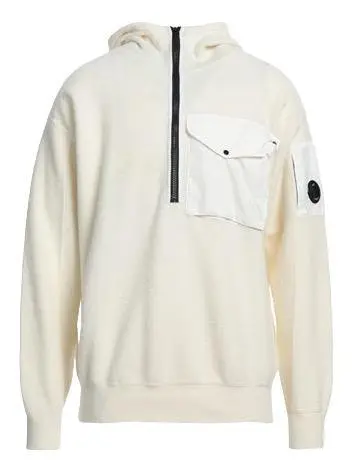 C.P. COMPANY Sweater With Hood - White
