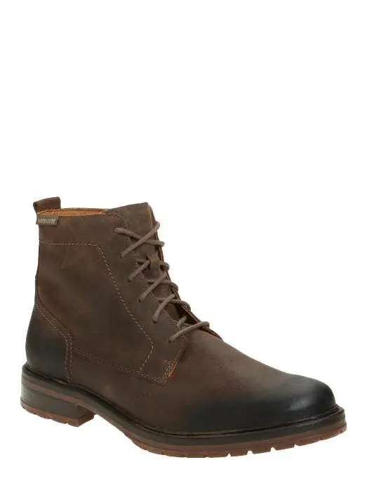 Mephisto Ladislas Zip Derby Boots - Walnut Old Velour