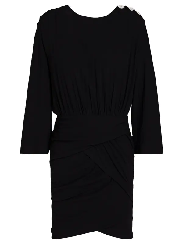 Ba&sh Megan Crystal-embellished Mini Dress - Black