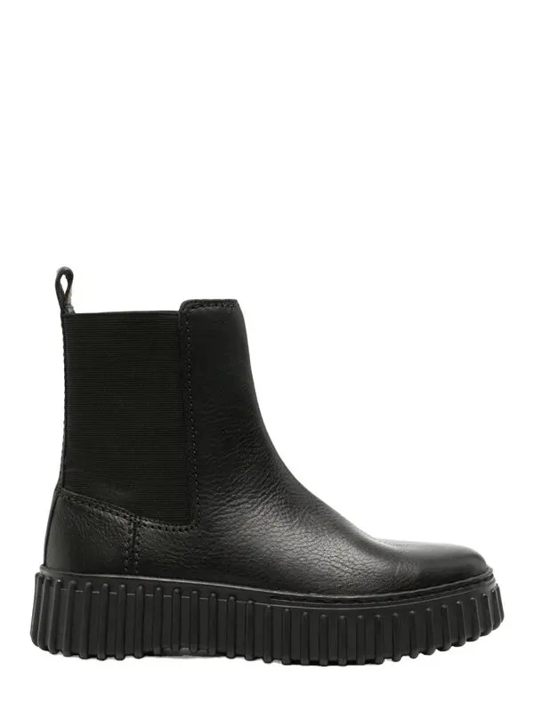Clarks Torhill Maple Leather Chelsea Boots - Black