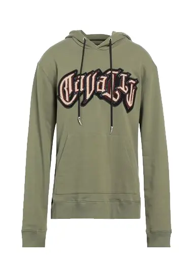 Roberto Cavalli Embellished French Terry Sweatshirt - Green