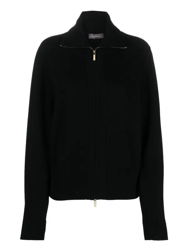 Lorena Antoniazzi Virgin Wool-blend Cardigan - Black