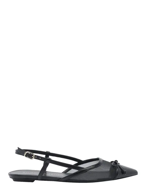 STUART WEITZMAN Kitty Slingback - Black