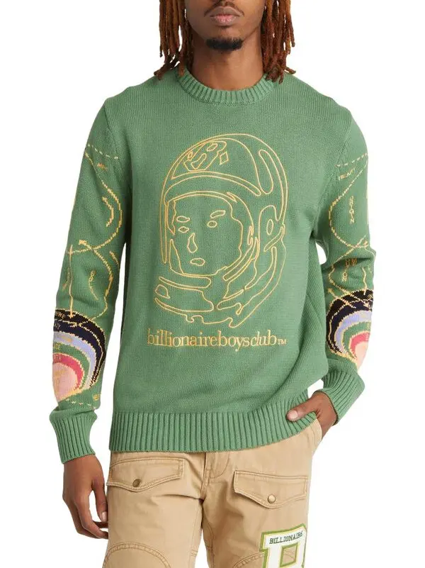 BILLIONAIRE BOYS CLUB Cycles Graphic Sweater - Comfrey