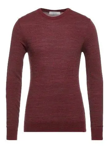 VNECK Knitted Sweater - Red