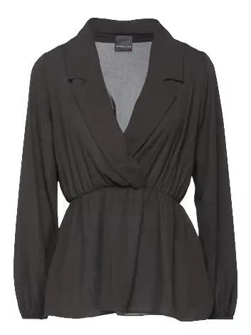 MARC ELLIS Peplum Top - Black