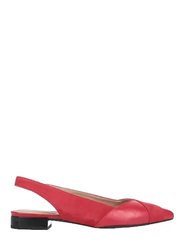 Geox Slingback Ballet Flats - Red