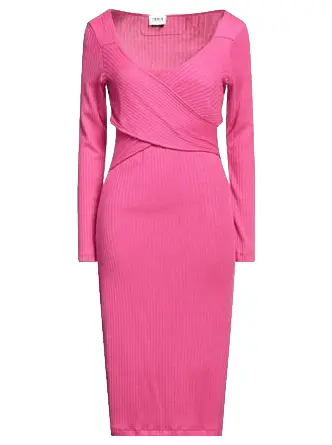 BERNA Midi Pencil Dress - Pink