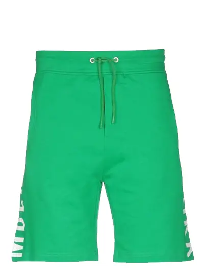 BIKKEMBERGS French Terry Bermuda Shorts - Green