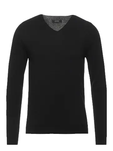 Alpha Studio Sweater In Viscose, Nylon, Wool, Cashmere And Polyester - Black