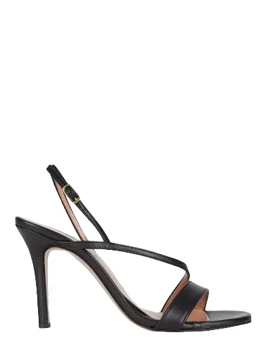 BIANCA DI Leather Sandals - Black