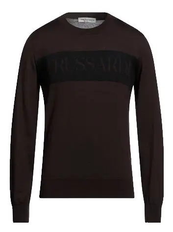TRUSSARDI Lightweight Knit Sweater - Brown