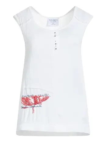 ELISA CAVALETTI BY DANIELA DALLAVALLE Elisa Cavaletti Sleeveless Top - White