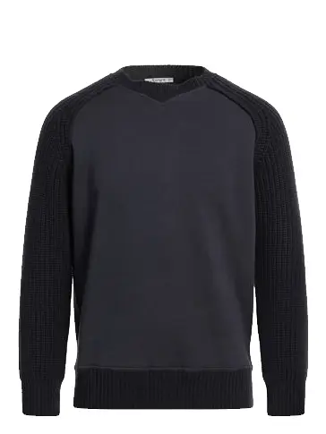 KANGRA Merino Wool And Cotton Sweatshirt - Navy Blue