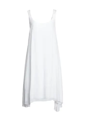 ELISA CAVALETTI BY DANIELA DALLAVALLE Sleeveless Midi Dress - White