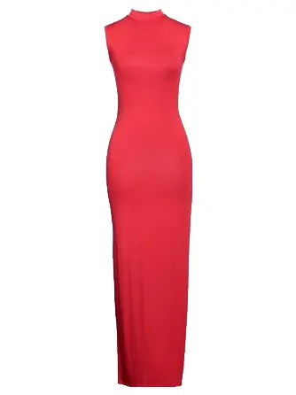 MANGANO Maxi Trapeze Dress - Red