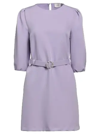 VICOLO Mini Trapeze Dress - Purple
