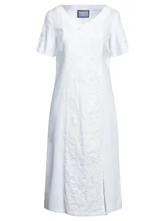ELISA CAVALETTI BY DANIELA DALLAVALLE Midi Dress - White