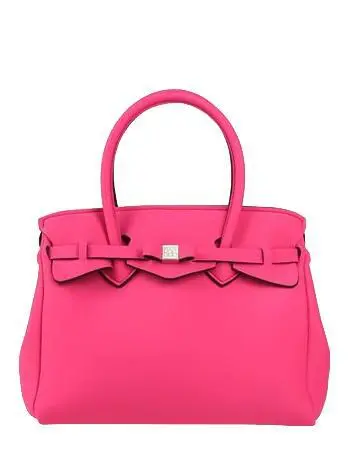 Save My Bag Handbag With Double Handle - Magenta
