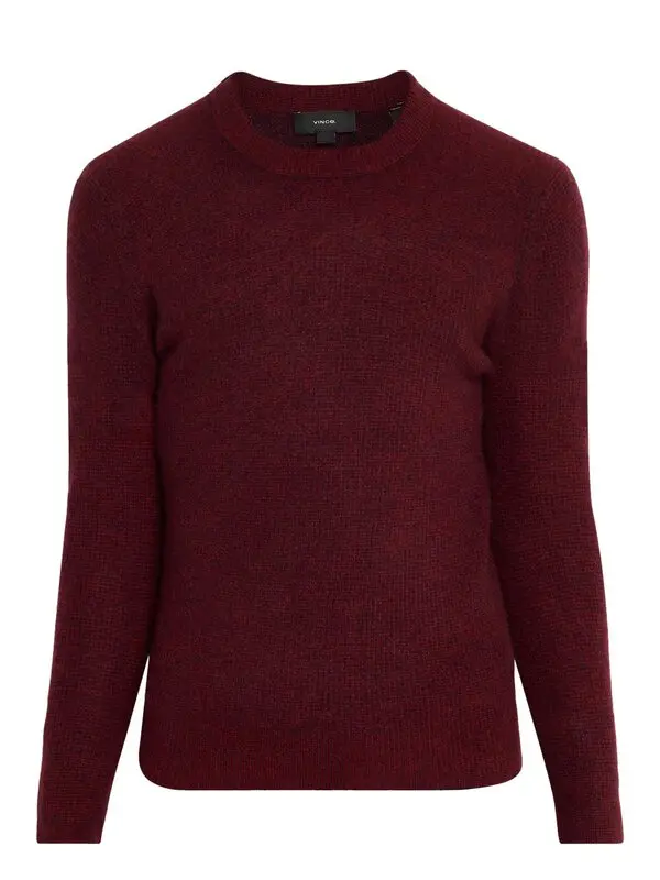 Vince Boiled Cashmere Thermal Sweater - Coastal/wi