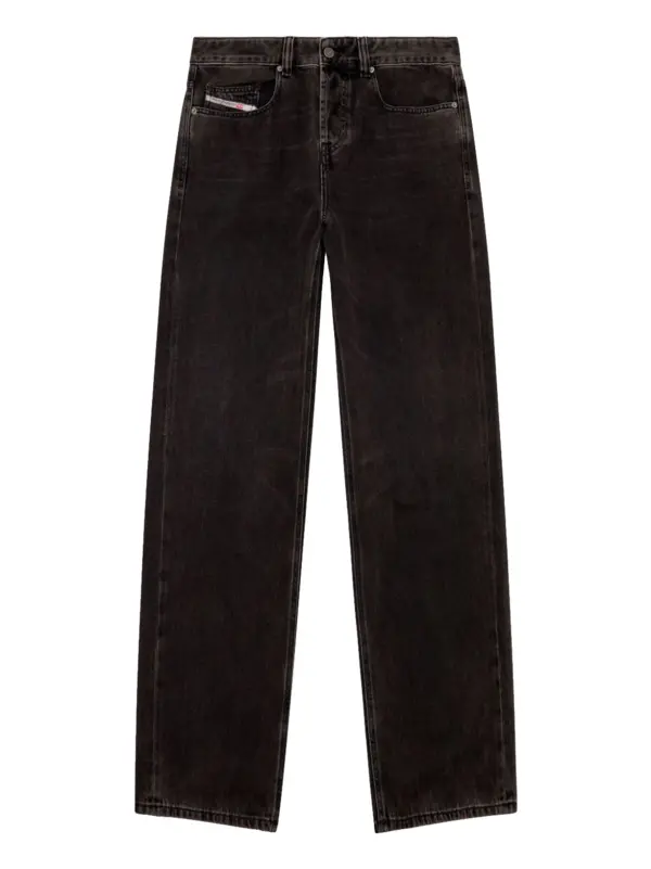 Diesel 2001 D-macro 09i35 Straight-leg Jeans - Black