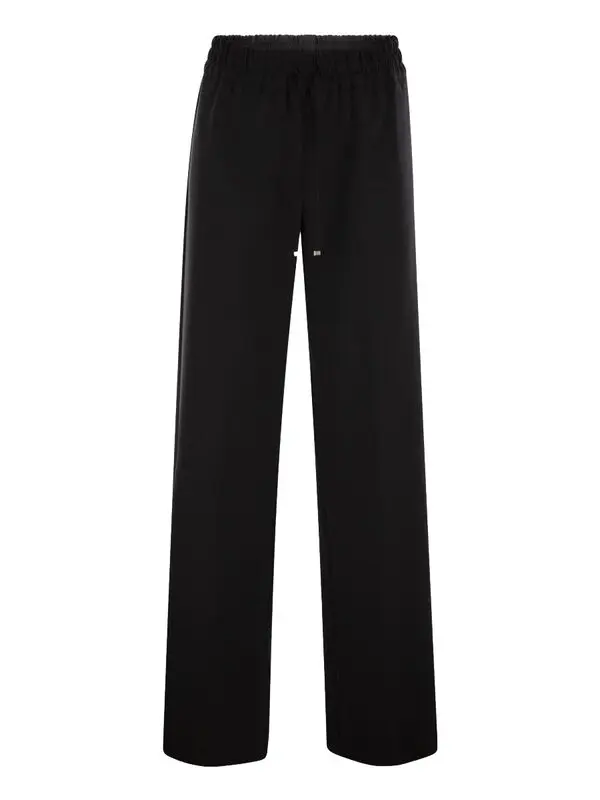 DONDUP Marisol Gabardine Jogger Trousers - Black