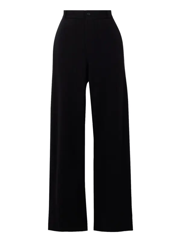 Guest In Residence Cashmere Straight-leg Pants - Black