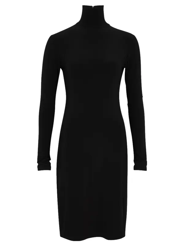 Norma Kamali Stretch-jersey Mini Dress - Black