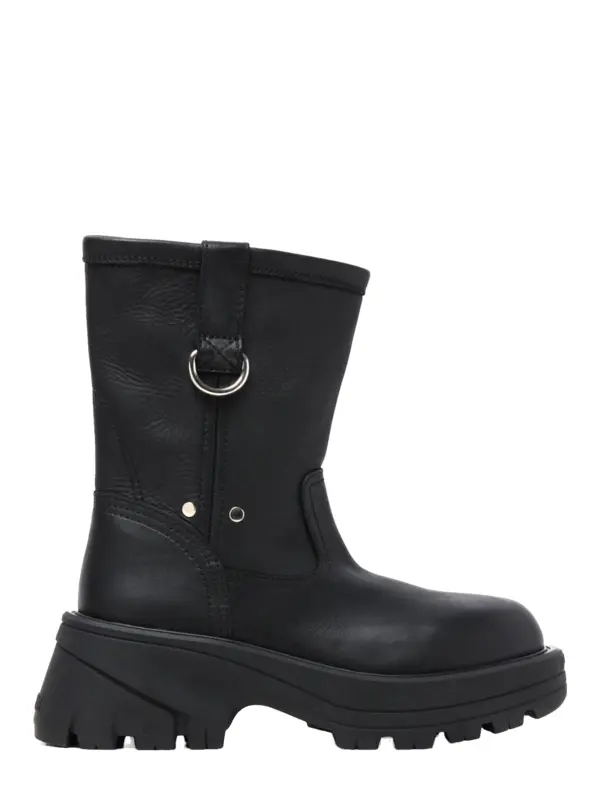 1017 Alyx 9sm Work Leather Boots - Black