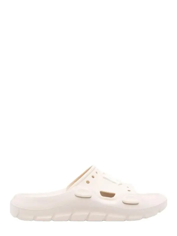 Amiri Rubberized Logo Slides - Neutrals