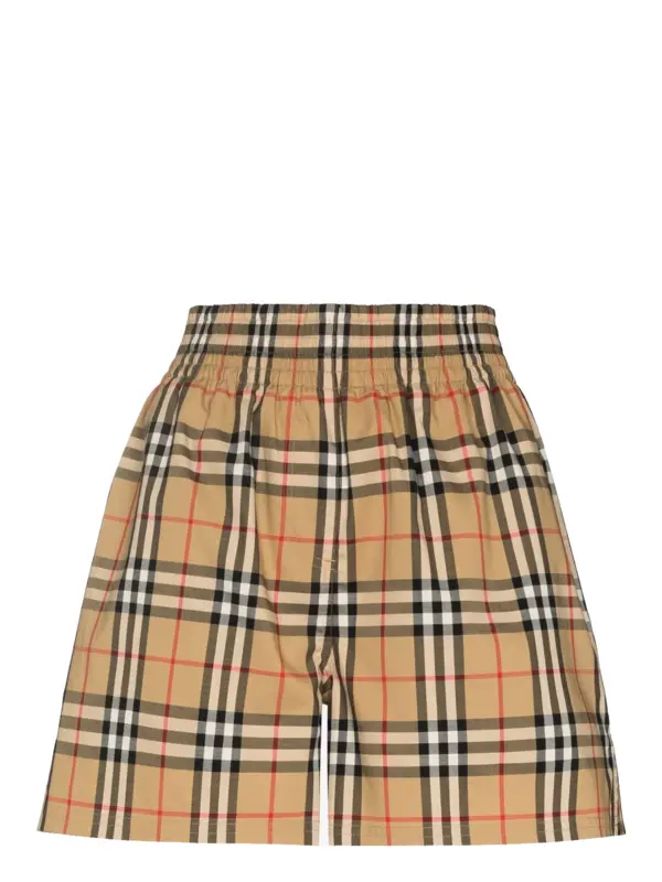 Burberry Vintage Check Shorts - Neutrals