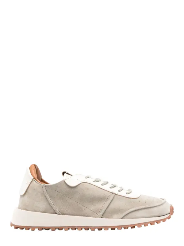 BOTTERO Lace-up Suede Sneakers - Grey