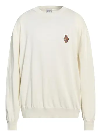 MARCELO BURLON C.OF MILAN HOME Cotton-blend Sweater - White