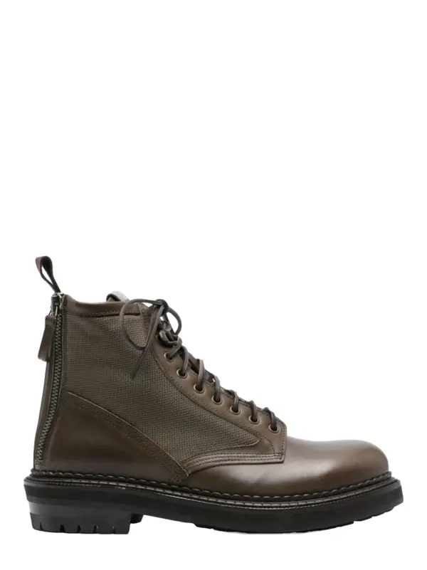 BOTTERO Cargo Panelled Ankle Boots - Green