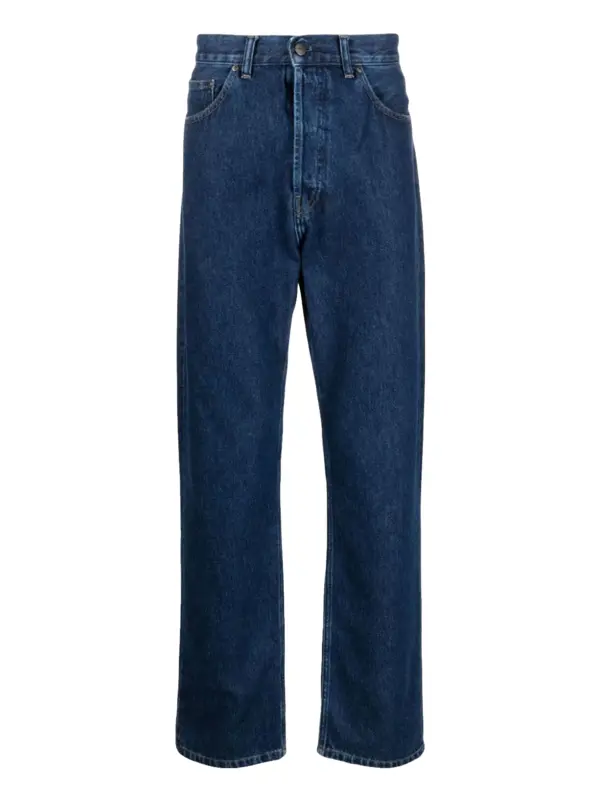 Carhartt Work In Progress Mid-rise Straight-leg Jeans - Blue