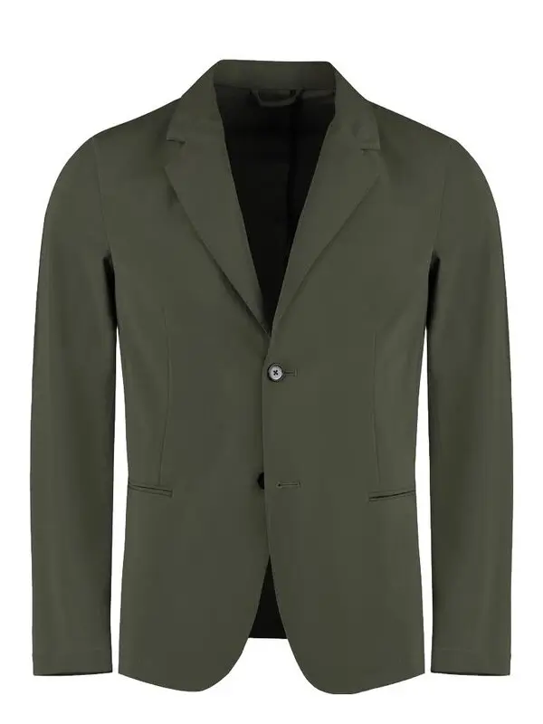 THE (ALPHABET) Single-breasted Two-button Jacket - Green