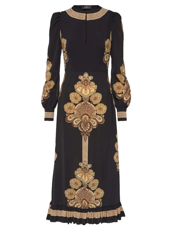 Etro Floral Maxi Dress - Multicoloured