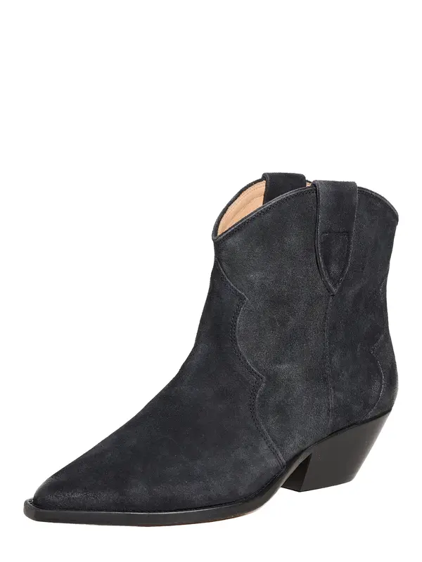 Isabel Marant Dewina Ankle Booties - Faded Black