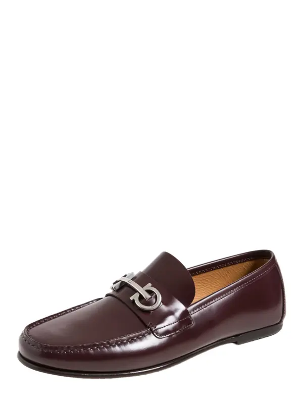 FERRAGAMO Galileo Loafers - Nebbiolo