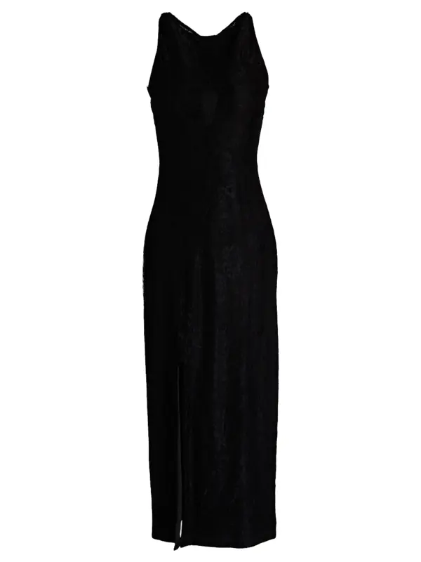 Remain Birger Christensen Corded Lace Midi Dress - Black